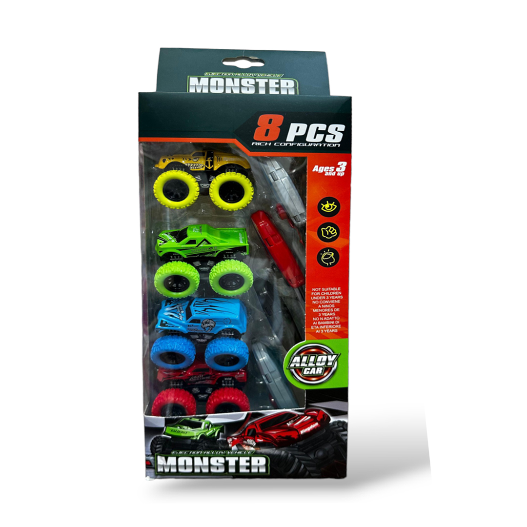 SET DE CARROS X 4 MONSTER | Family Shop